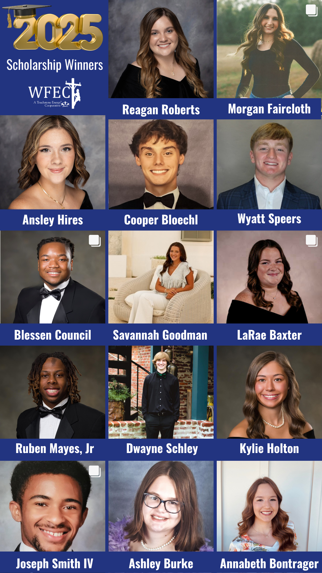 WFEC Awards Scholarships to 14 Local Students - Current Light Flashes ...